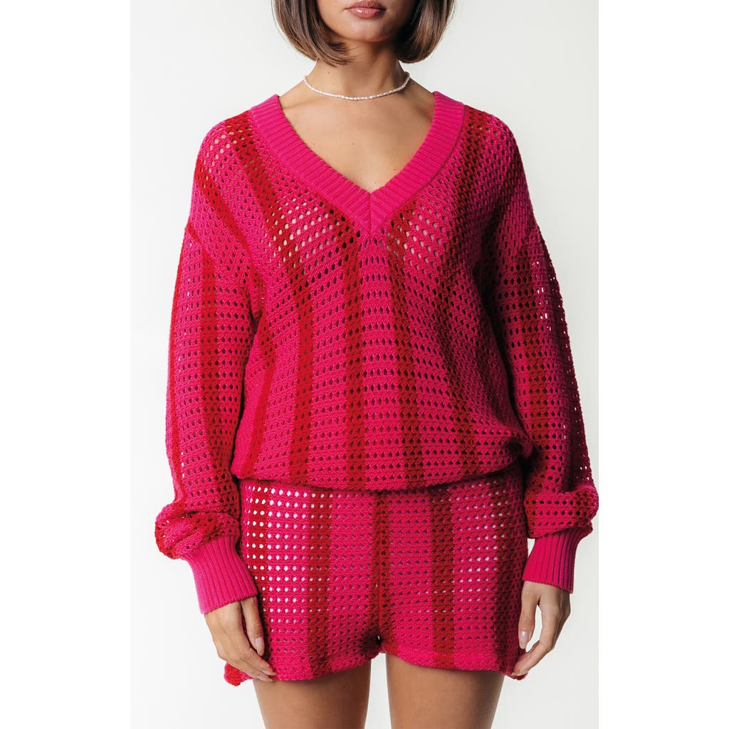 TREASURE & BOND striped wool & cashmere blend miniskirt